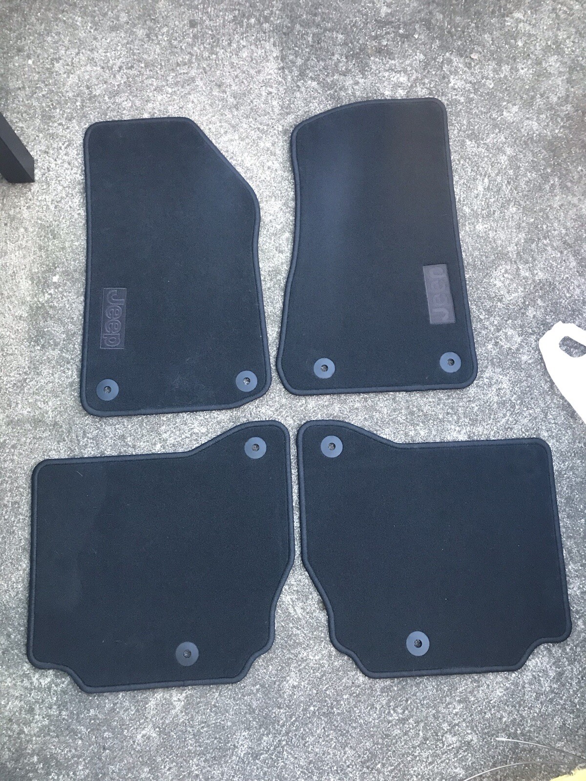 Jeep Floor Mats (Set of 4) 49212G Black Jt Pickup | eBay