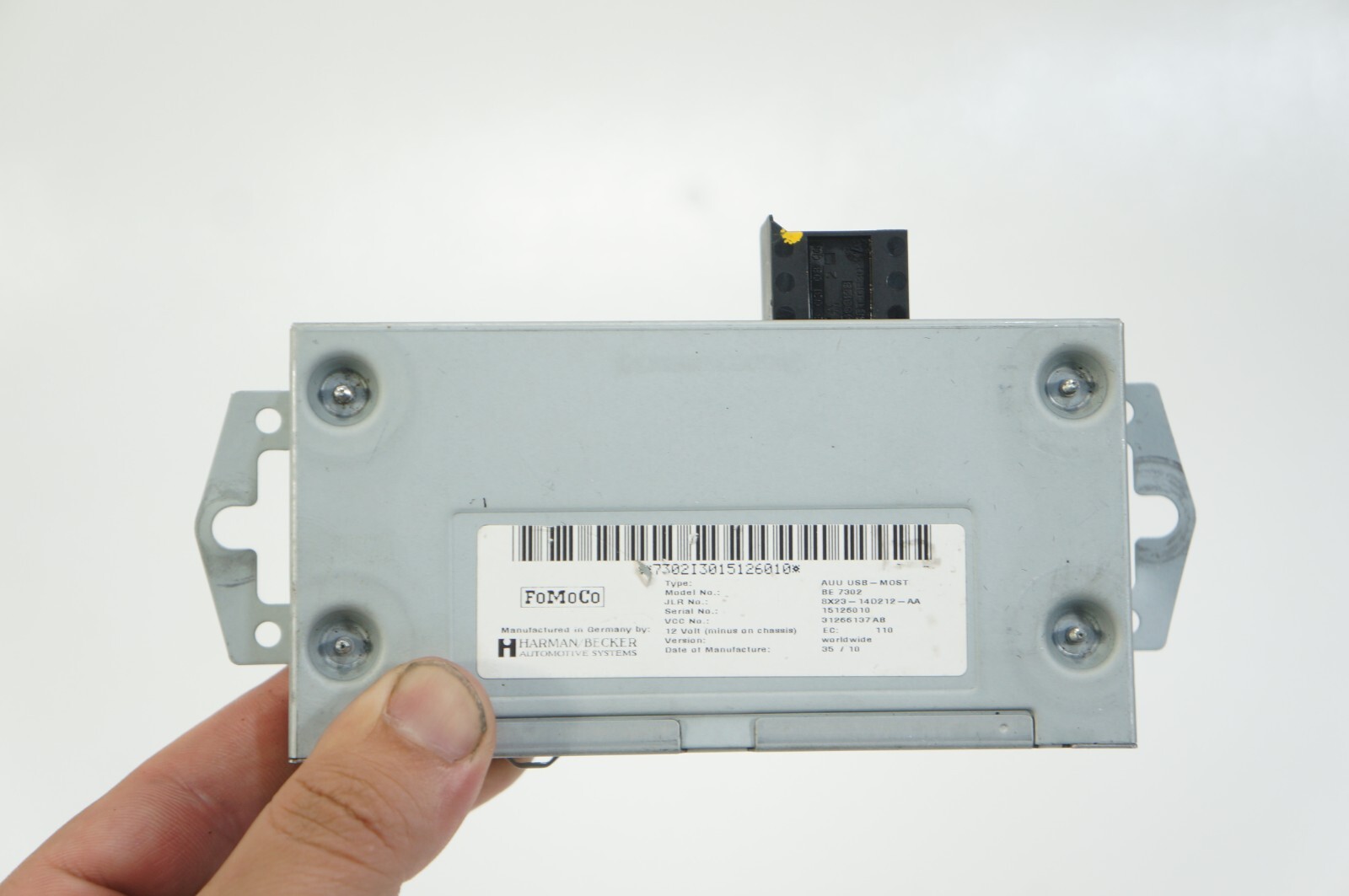 10-15 Jaguar XK X150 XF Harman Becker USB AUX Audio Module 8X23-14D212 ...