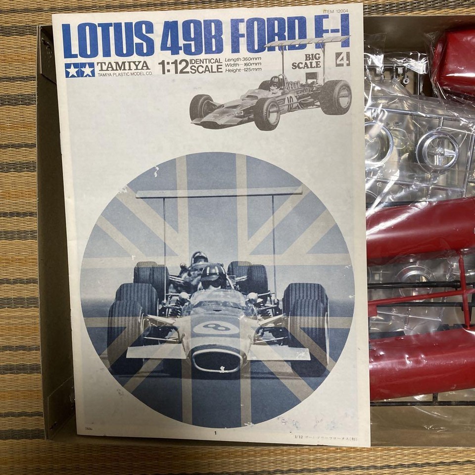 Tamiya Lotus 49B Ford F-1 Car 1/12 Big Scale Series No.4 kit | eBay
