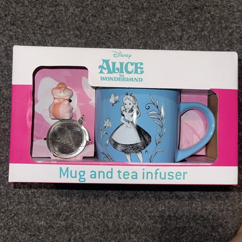 Disney Alice in Wonderland Mug and Tea Infuser Set, Cheshire Cat ...