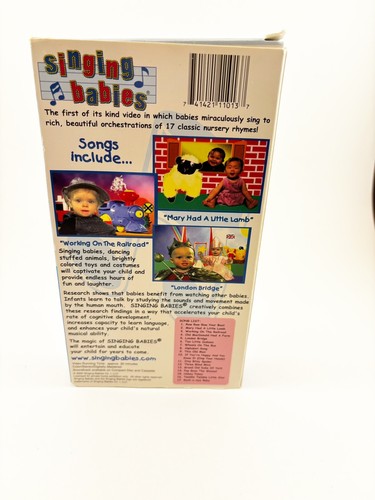 Singing Babies: Nursery Rhyme Time (VHS, 2000) TESTED **RARE ...