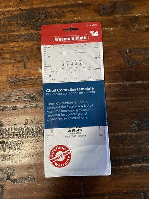 Weems & Plath Chart Correction Template #9998 Marine Navigation New | eBay