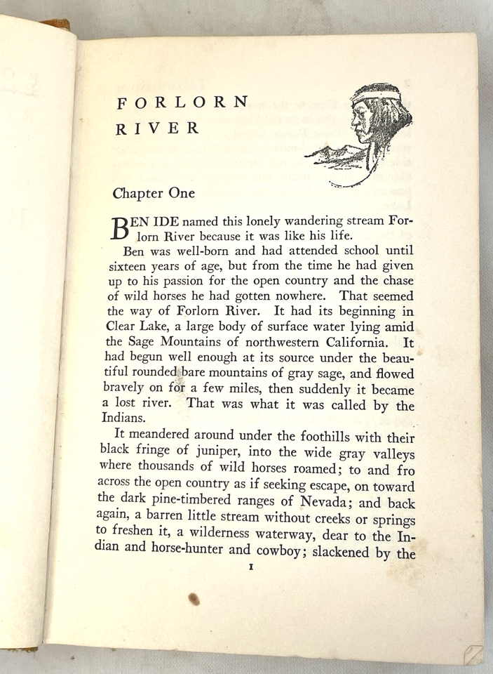 Forlorn River by Zane Grey FIRST EDITION Book Western | eBay