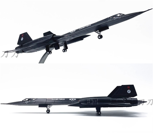 1/144 US SR-71 Blackbird Reconnaissance Aircraft Supersonic Alloy ...