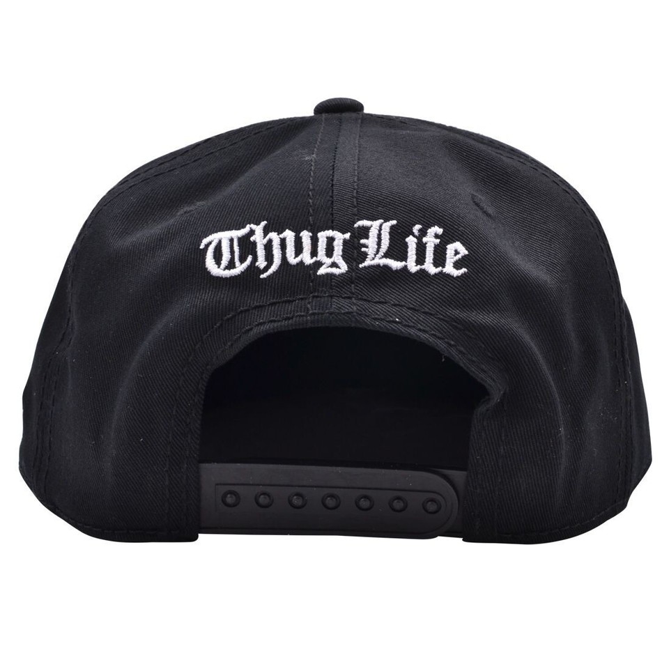 THUG LIFE SNAPBACK BASEBALL CAP - HIP HOP ERA FITTED ADJUSTABLE FLAT ...