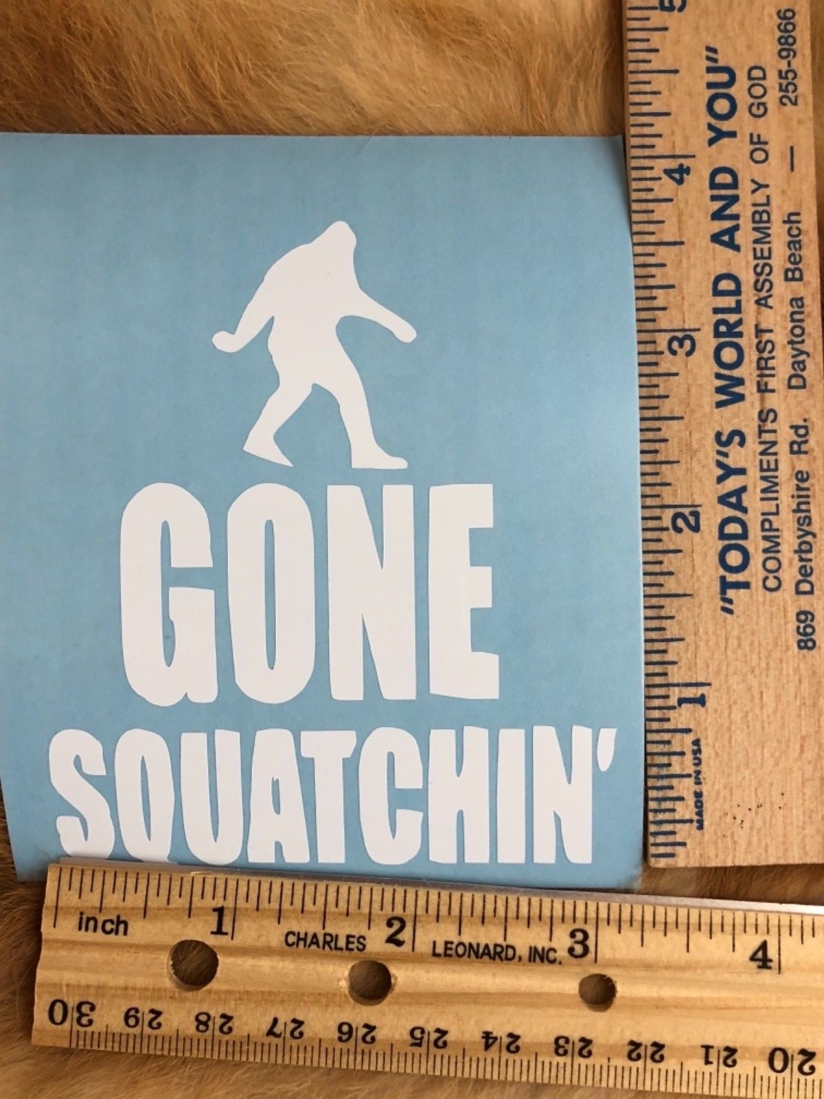 Gone Squatchin White Vinyl Decal Bumper Sticker Window Car Electronics ...