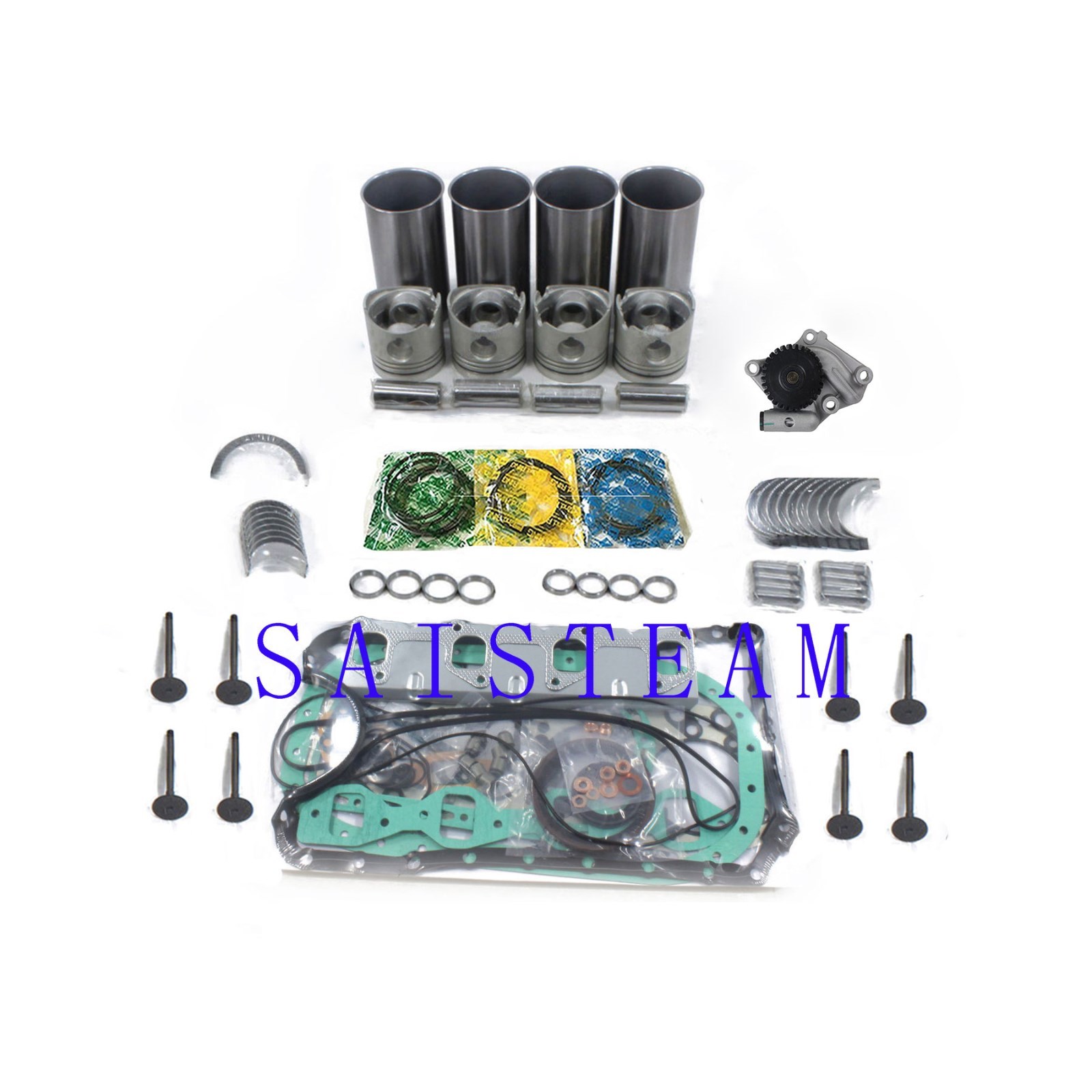 4D94E Engine Rebuild Kit & Oil Pump fits KOMATSU Forklift Dozer ...