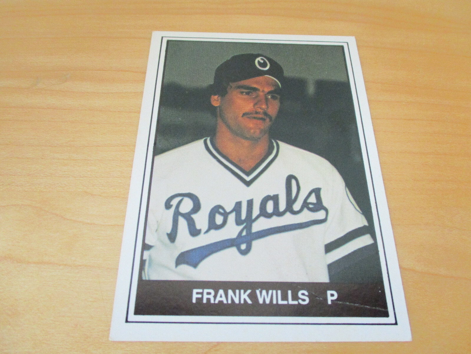 frank wills (omaha royals - minors - pitcher) 1982 topps (tcma) card ...