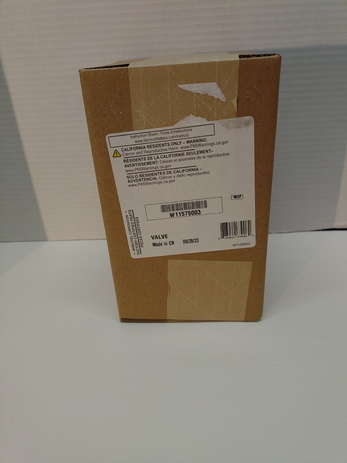 OEM Whirlpool W11575003 Refrigerator Valve for sale online | eBay