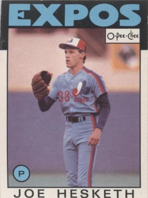 1986 O-Pee-Chee - Joe Hesketh #42 for sale online | eBay