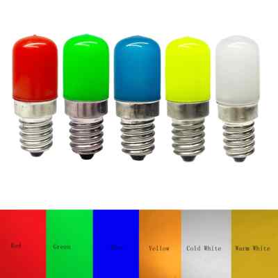 Mini E12 E14 T18 Bulb Refrigerator Light PC Cover AC 110V 220V 2W ...