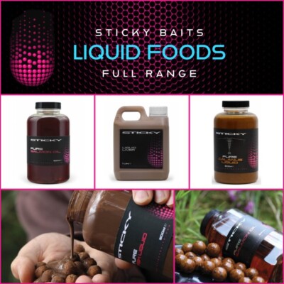 STICKY BAITS LIQUID FOODS - FULL RANGE - NEW | CARP FISHING BAIT ...