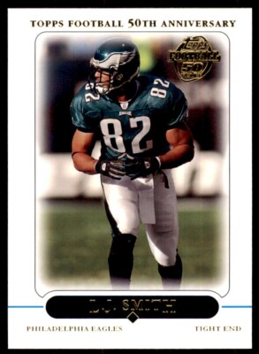2005 TOPPS L.J. SMITH PHILADELPHIA EAGLES #250 | eBay