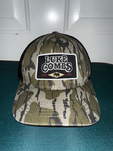 Luke Combs Normal Brand Hat Cap Camo Green Trucker Snapback Low Profile ...
