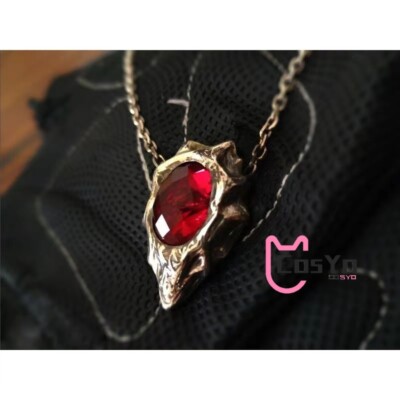 DMC Devil Maycry Pendant Devil Hunter Dante Perfect Amulet Red Crystal ...