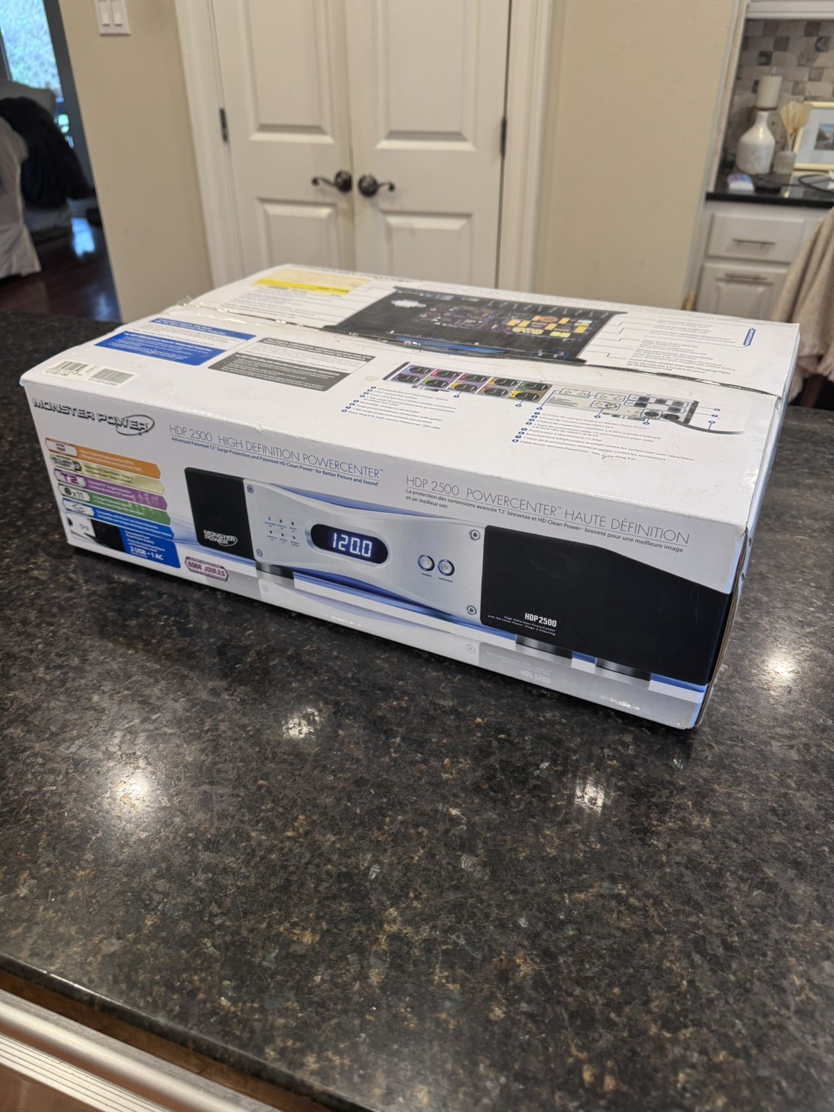 Monster Power HDP-2500 Power Center Surge Protector High Definition | eBay