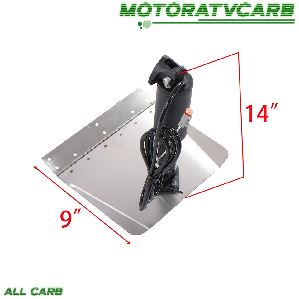 ALL-CARB For Lenco Boats 16'-25' 12V Standard Trim Tab Kit Without ...