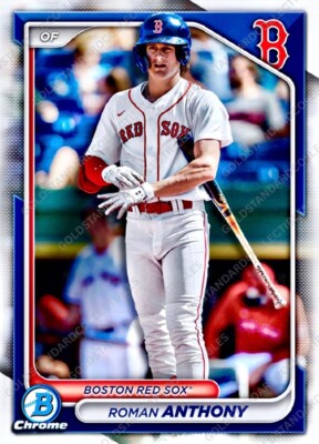 Roman Anthony ROOKIE BOWMAN CHROME INVESTMENT CARD DRAFT PROSPECT MVP ...