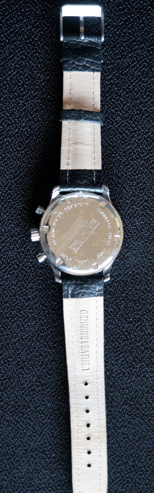 MUSICAL FIDELITY WRIST WATCH MEN'S CHRONOGRAPH LEATHER STRAP A VINTAGE ...