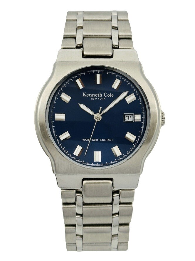 Kenneth Cole KC3170 Blue Dial Stainless Steel Bracelet Watch , KC3172 ...