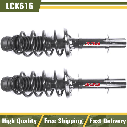FCS Complete Loaded FRONT Struts & Coil Assembly Fits 99-06 VOLKSWAGEN ...