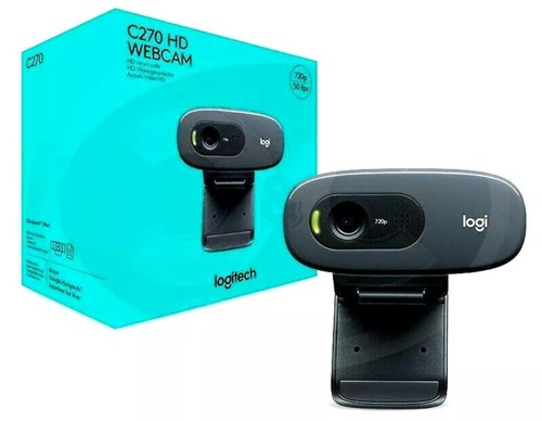 Logitech C270 Webcam Video Call Chat Conference Camera HD 720p 30fps NEW IN BOX | eBay