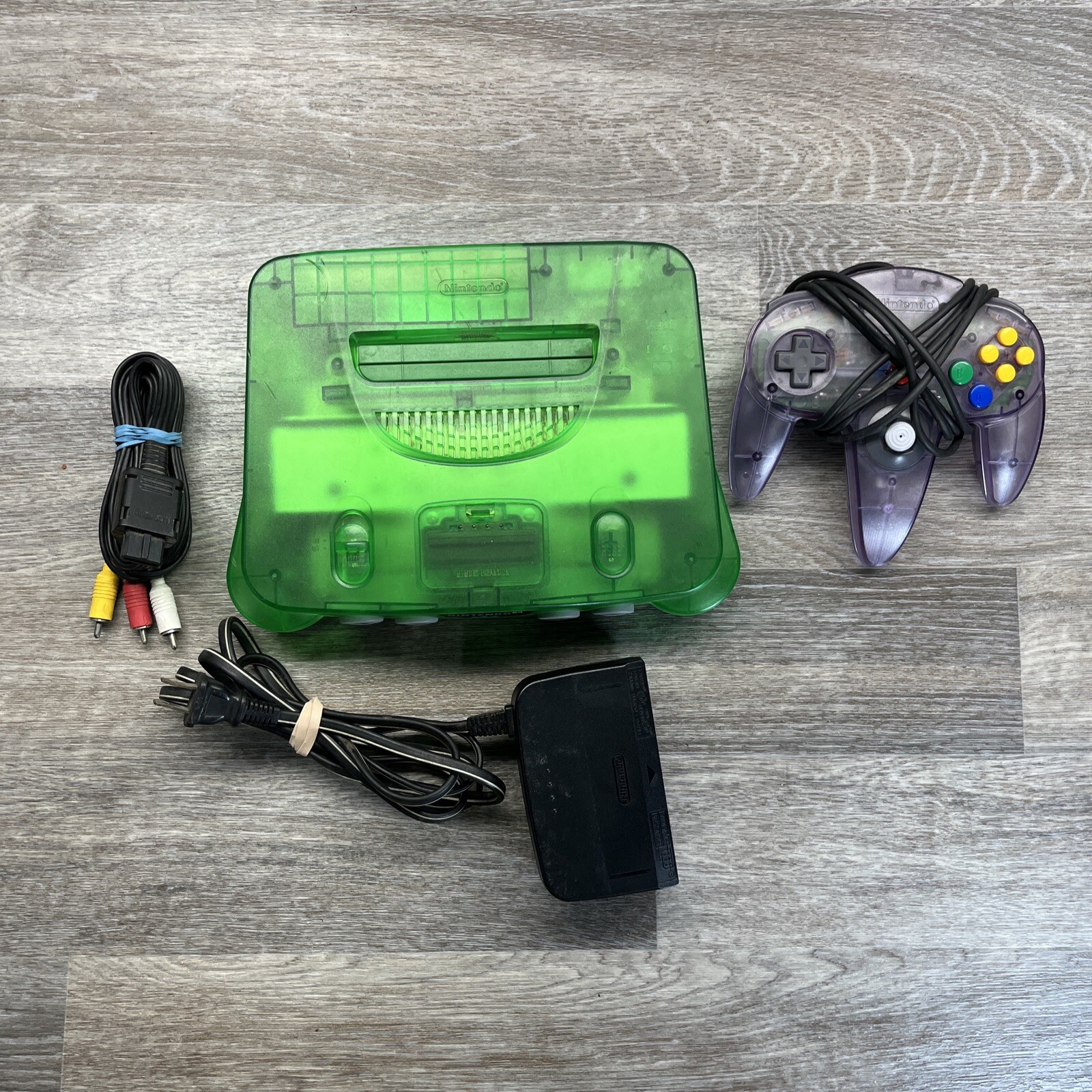 Nintendo 64 Green Console