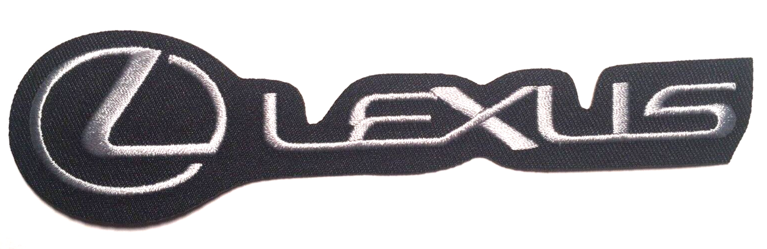 lexus patch Lexus patch 6.25" wide black and gray iron on backing LEXUS ...