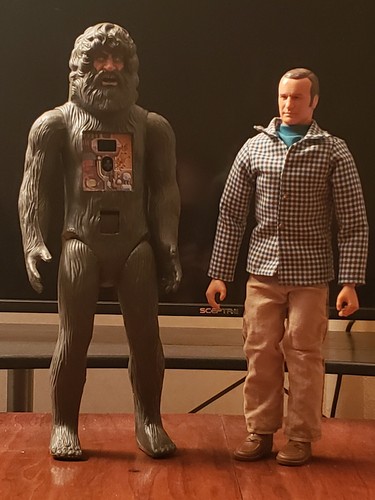 Bionic Bigfoot & Oscar Goldman - Original 70's retro - Nice shape ...