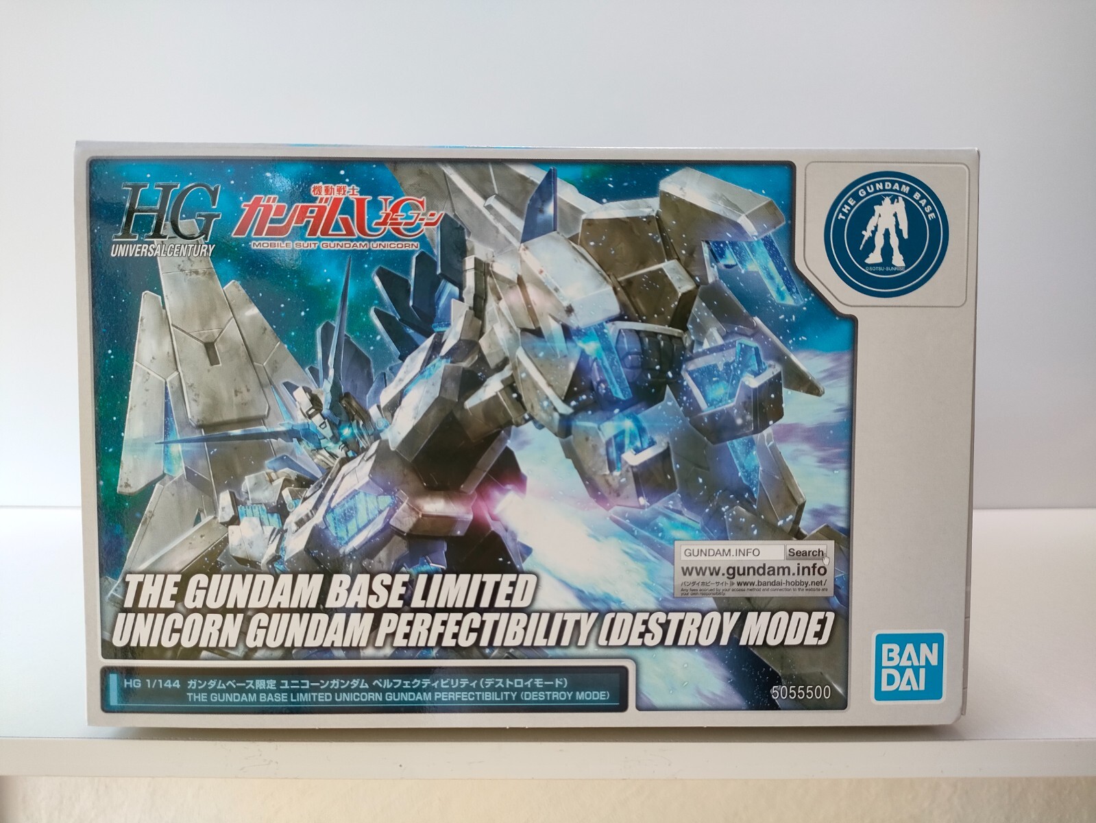 GUNDAM BASE LIMITED UNICORN Gundam HG 1/144 PERFECTIBILITY BB SENSHI ...