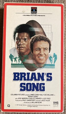 Brian's Song VHS Vintage Video Tape (1971) Chicago Bears Sayers Piccolo ...