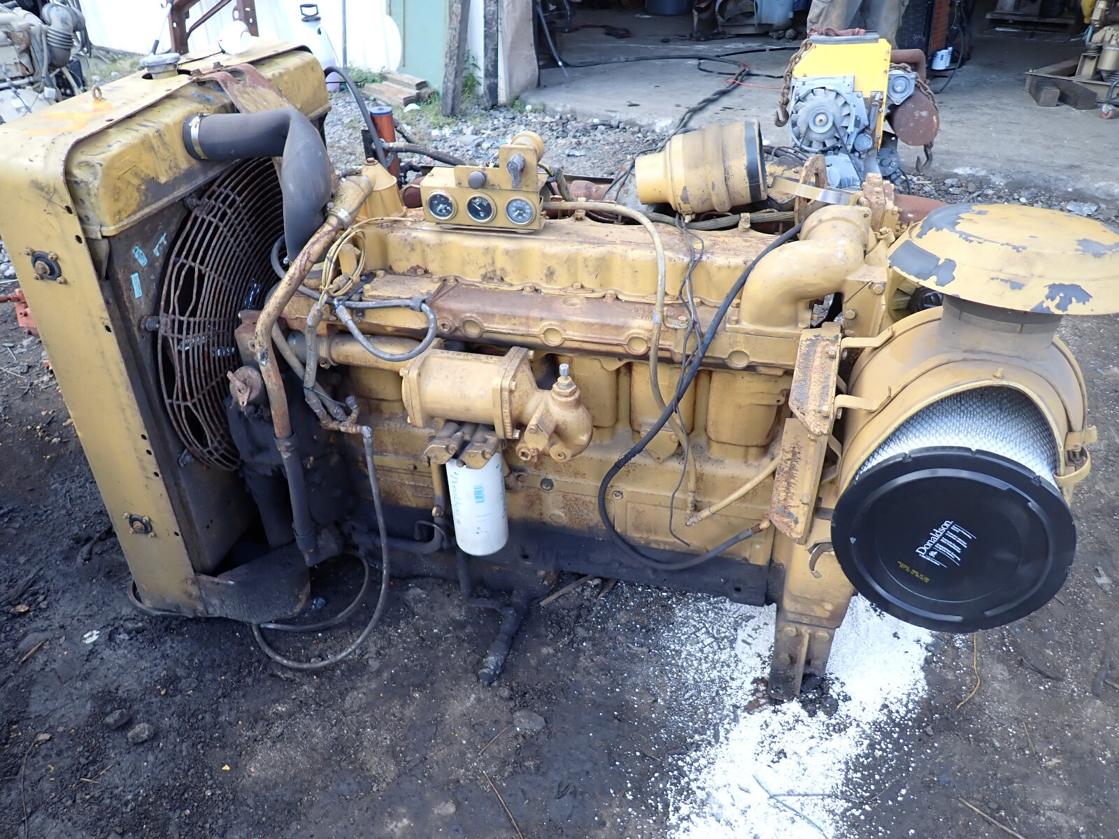 Caterpillar 3306 PC Turbo Diesel Engine POWER UNIT! RUNS EXC. 0R4956 ...