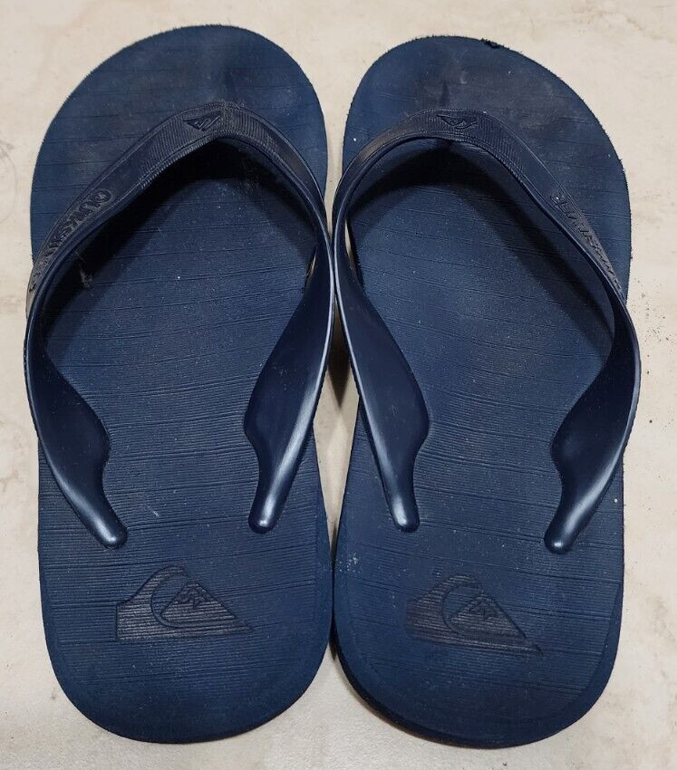 Quicksilver Carver Flip Flops Size 8 Beach Summer Cas… - Gem
