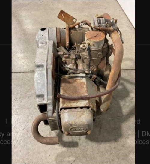 VINTAGE CUSHMAN TRUCKSTER ENGINE MODEL 218 w/ IDENTIFICATION TAG TRUCK ...