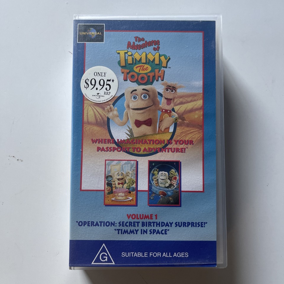 THE ADVENTURES OF TIMMY THE TOOTH : Volume 1 & 5 Kids Video RARE | eBay
