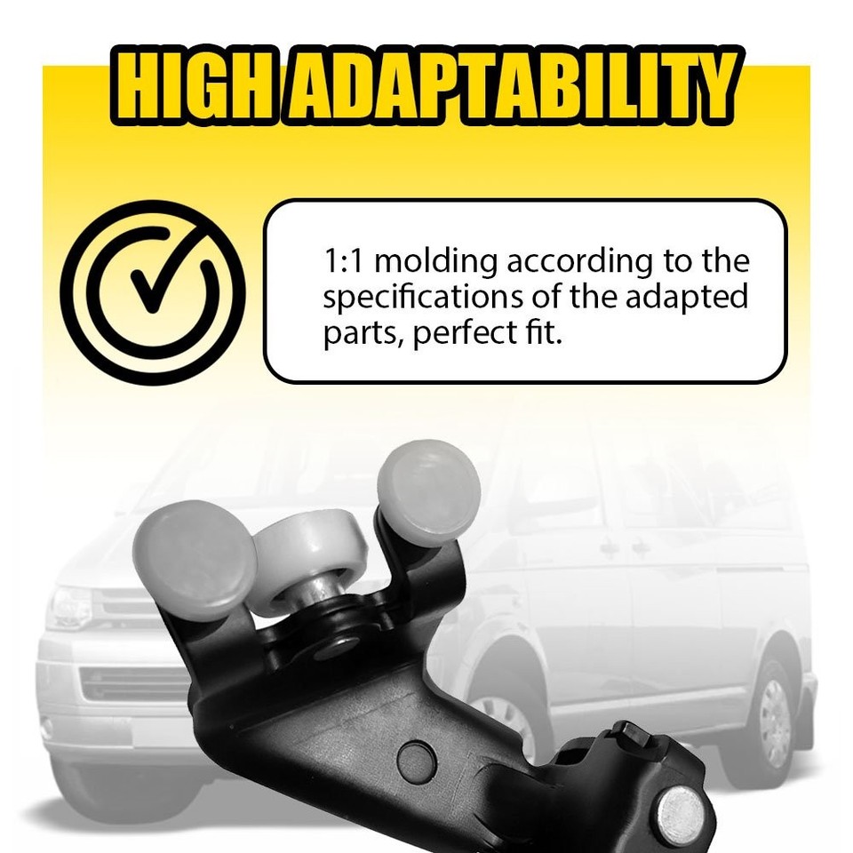 7H0843336 Sliding Door Roller Guide Hinge Middle Right Side For VW ...