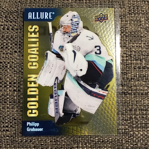 2023-24 UD Allure Golden Goalies Philipp Grubauer | eBay