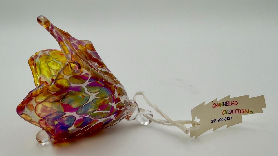 Unique Vintage Hand Blown Glass Bell Ornament by Channeled Creations | eBay