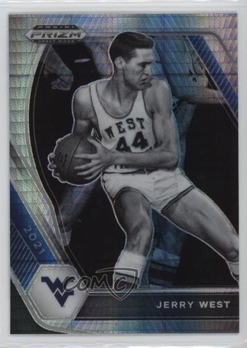 2021-22 Panini Prizm Draft Picks Hyper Prizm Jerry West #100 HOF | eBay