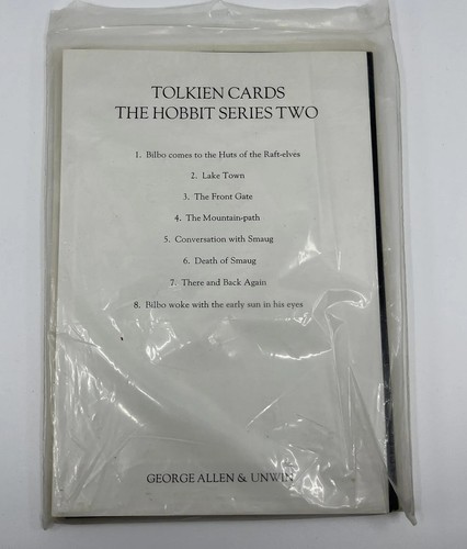 Vintage Tolkien Illustrated Cards THE HOBBIT -SERIES 2 George Allen ...