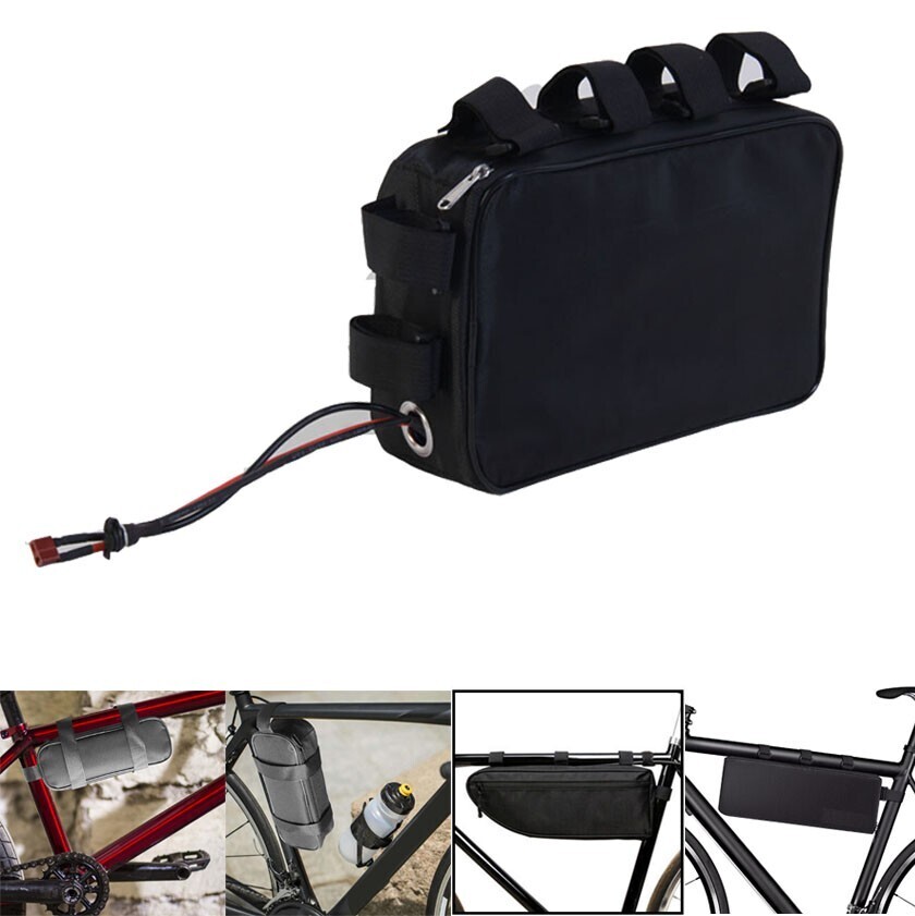 Electric Bicycle Bike Tube Frame Pack Bag Case Battery front Storage ...
