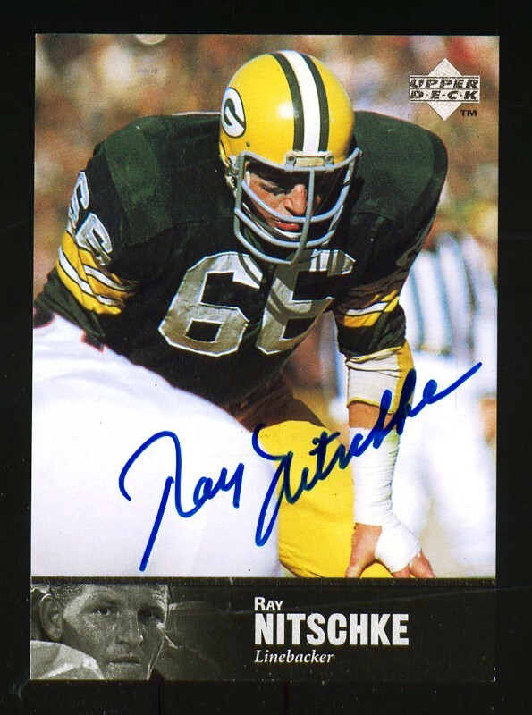 Ray Nitschke Autographed Memorabilia | Signed Photo, Jersey ...