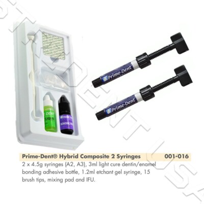 Prime VLC Hybrid Composite Kit A2 & A3 with Bonding & Etch EXP 02-2027 ...