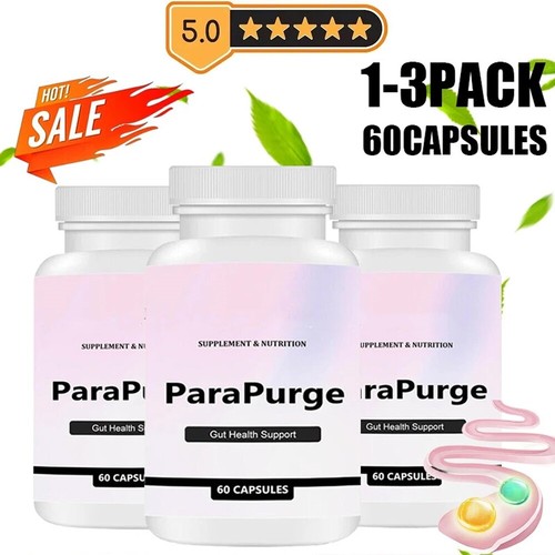 1~3X ParaPurge | Advanced Parasite Cleanse | Gut & Colon Support 60ct ...