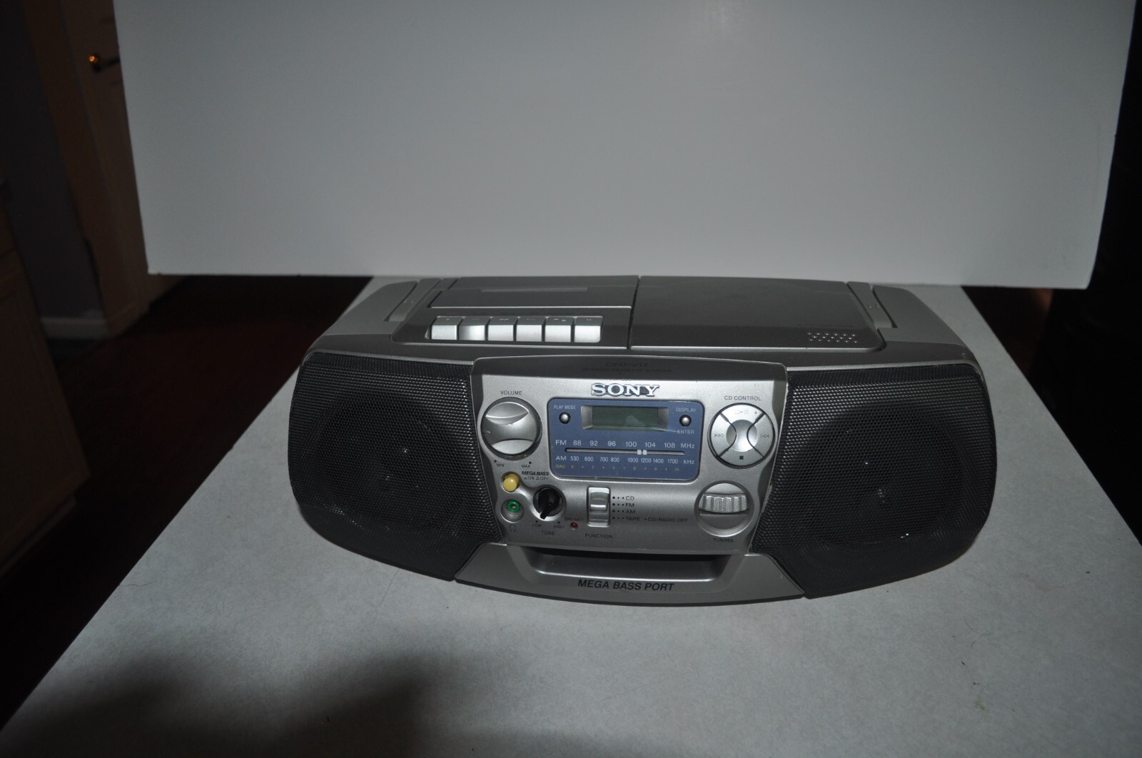 Sony CFD-V17 CD/Radio/Cassette Boombox for sale online | eBay