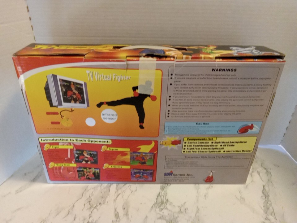 TV VIRTUAL FIGHTER Plug And Play Game Interactive Kick Boxing TV ...