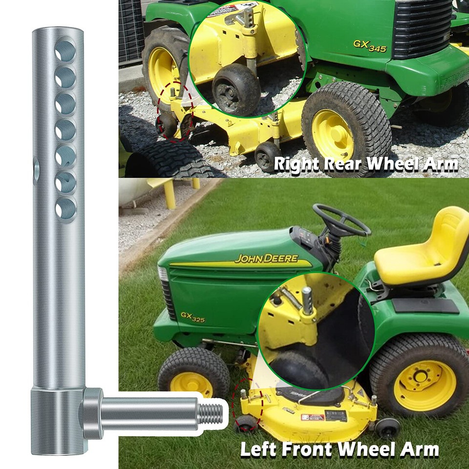 48C 54C 62C Mower Deck Gauge Wheel Arm For John Deere AM131289 54-IN 62 ...