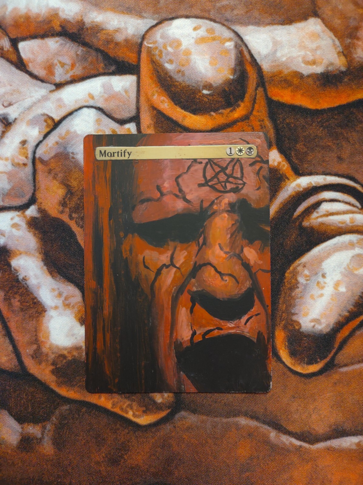 Magic the Gathering Mortify #2 Hand Painted Unique Custom MTG Alter | eBay