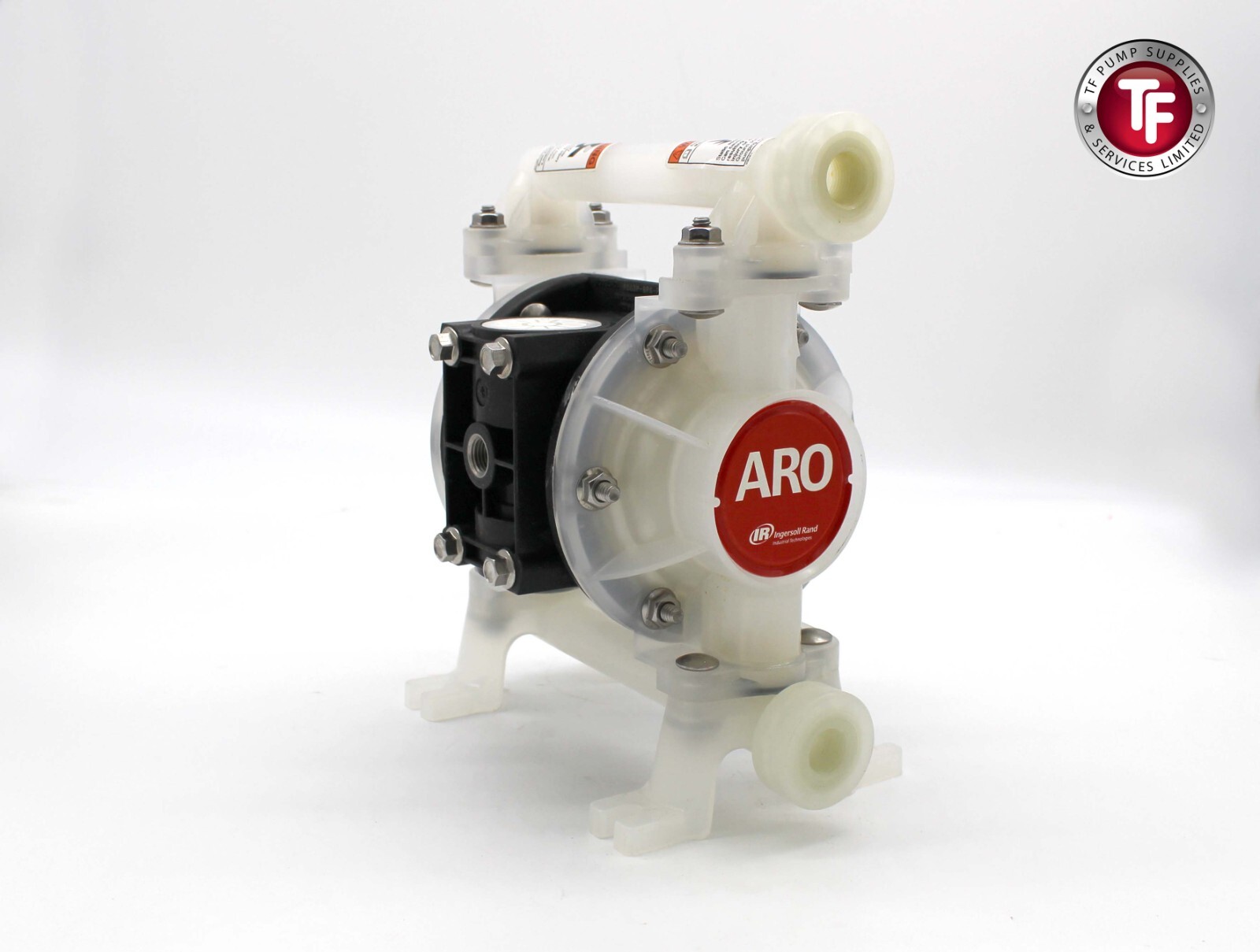 3/8" INGERSOLL-RAND ARO AIR DRIVEN DOUBLE DIAPHRAGM PUMP PD03P-BPS-PAA ...
