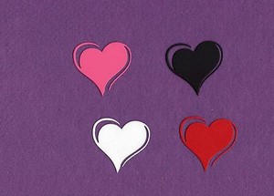 WISPY HEART die cuts scrapbook cards | eBay